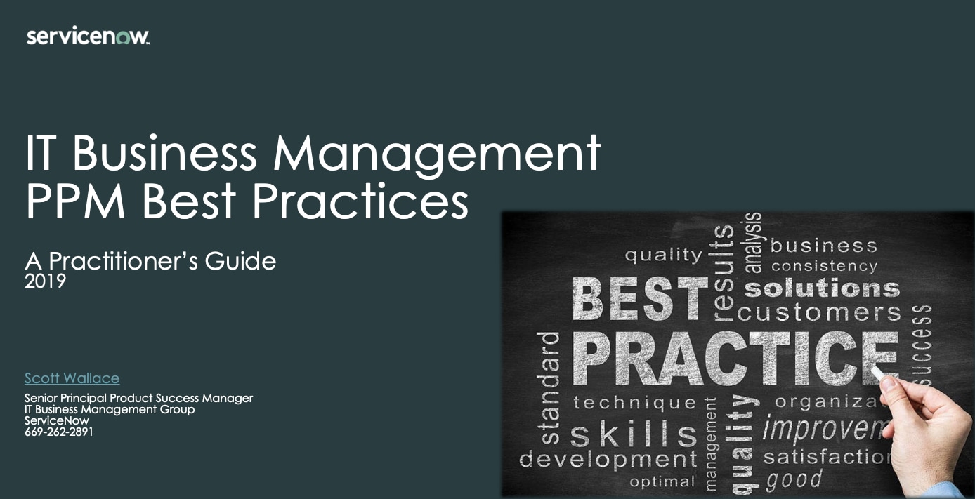 SPM Best Practices and Implementation Insights - ServiceNow Community