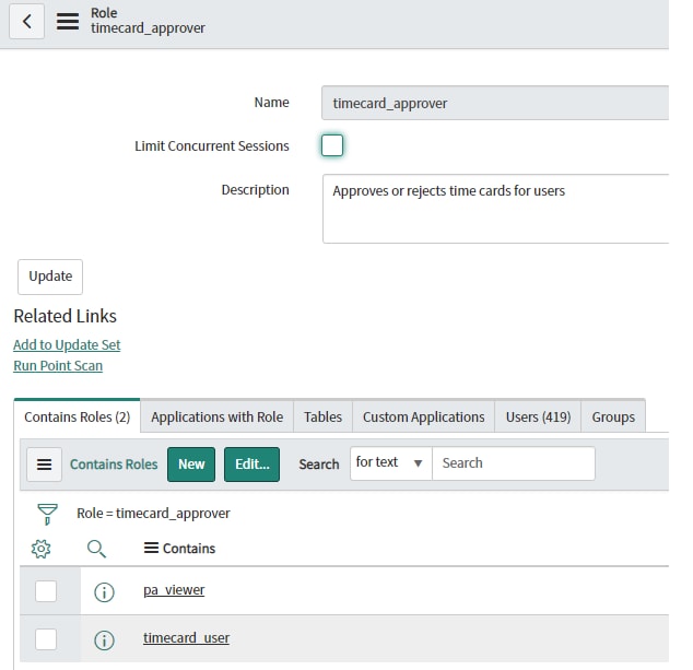 timecard_approver role - ServiceNow Community