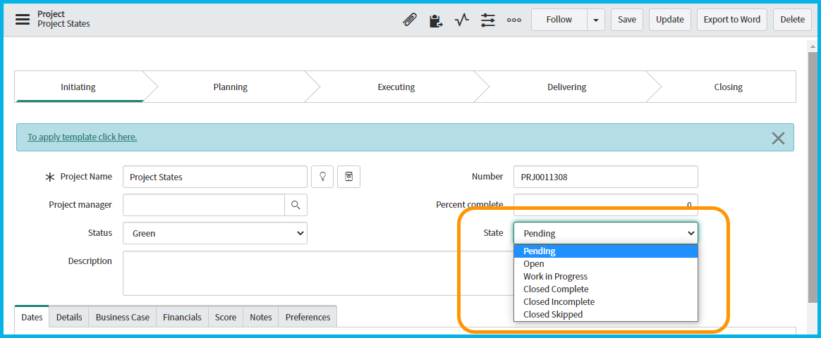 Understanding Project States Servicenow Community