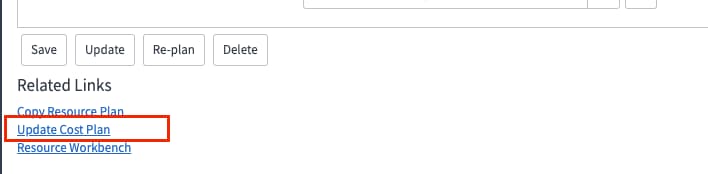 Relation between Resource Plan & Cost plan - ServiceNow Community