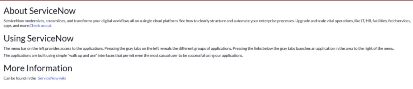 About Service Now Page and how change it for a das... - ServiceNow ...