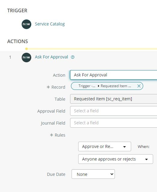 Prevent Approval from requestor - Requested Item - ServiceNow Community