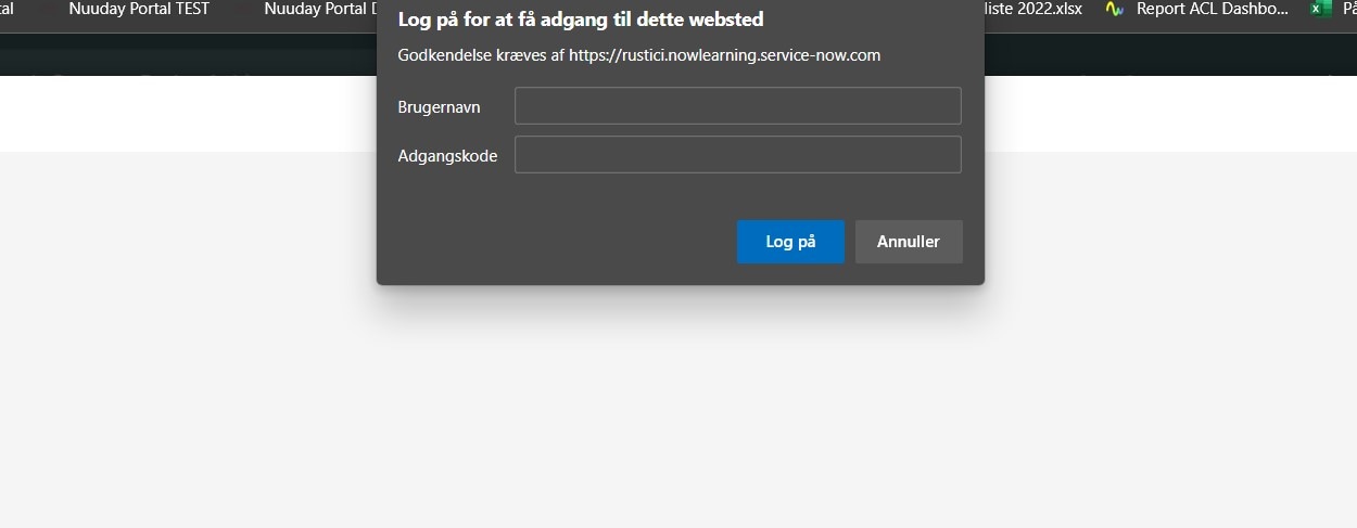 nowlearning login fails - ServiceNow Community
