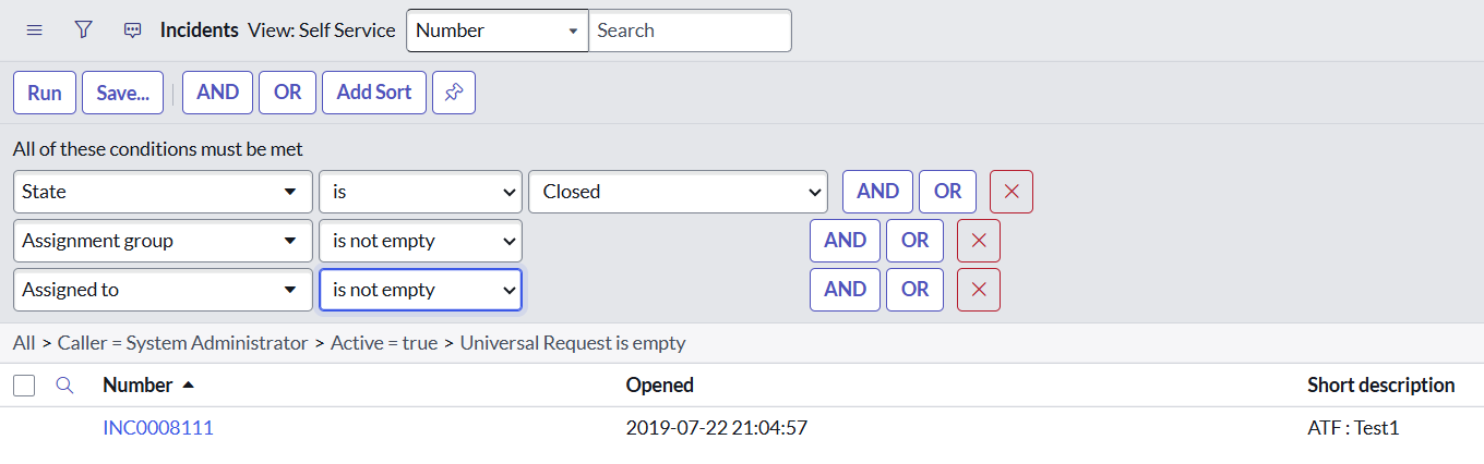 Solved: List and Filter session - ServiceNow Community