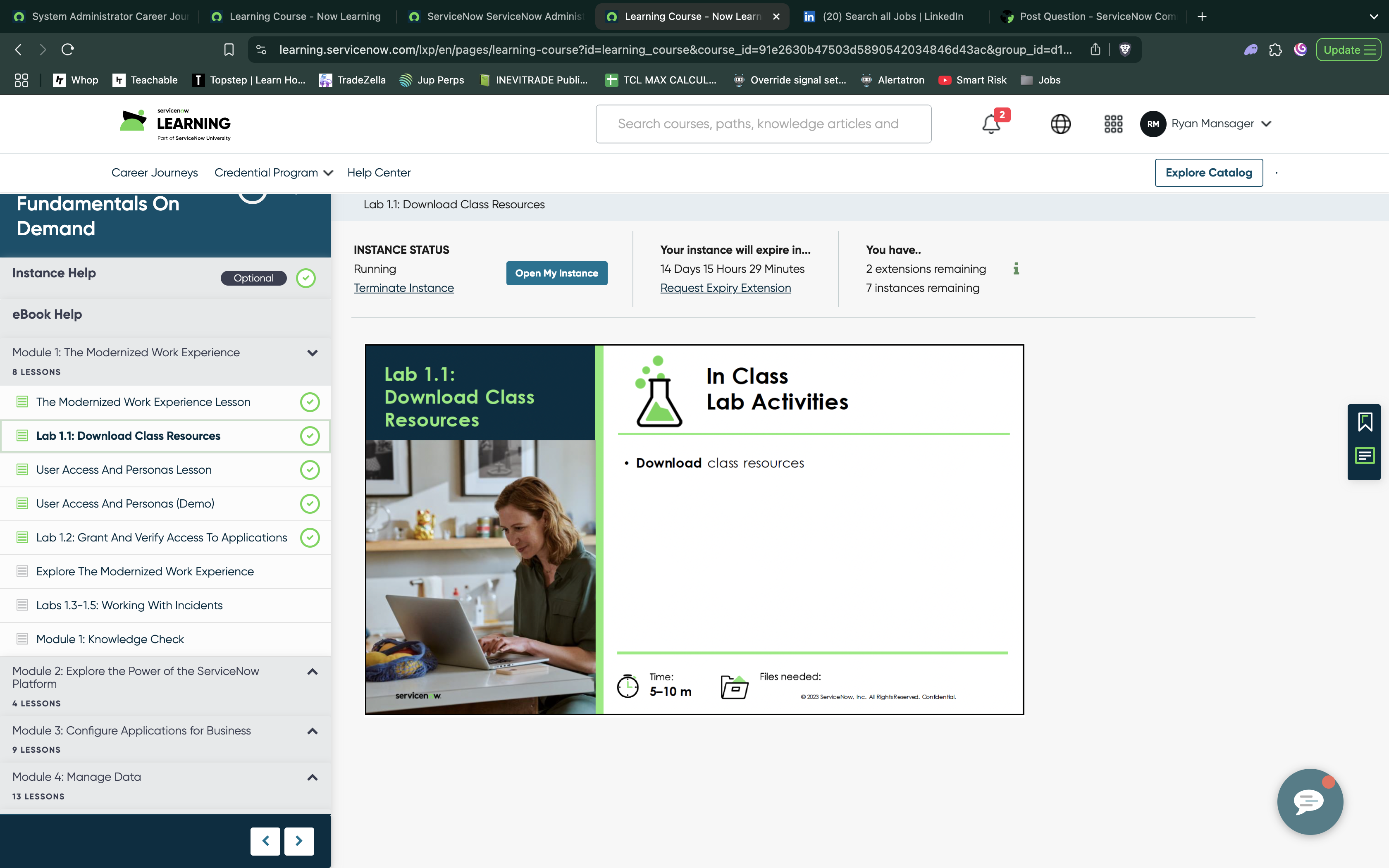 Solved: Re: Labs not working? - ServiceNow Community