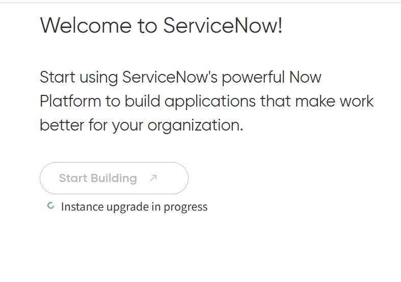 ServiceNow upgrade instance - ServiceNow Community