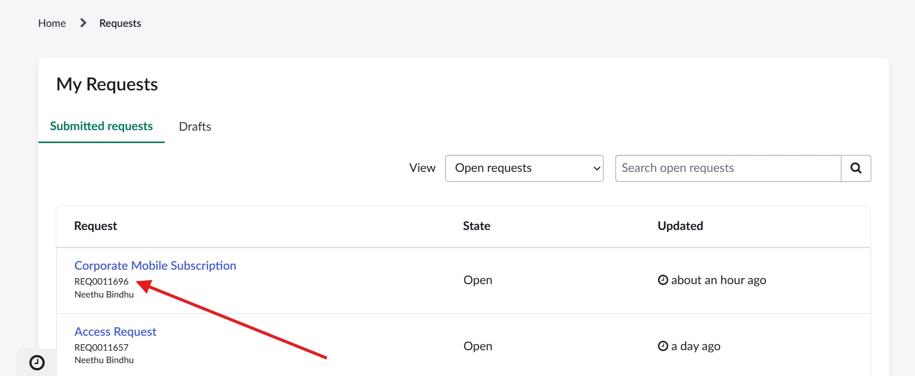 Solved: Want to remove request number and want to put RITM ...