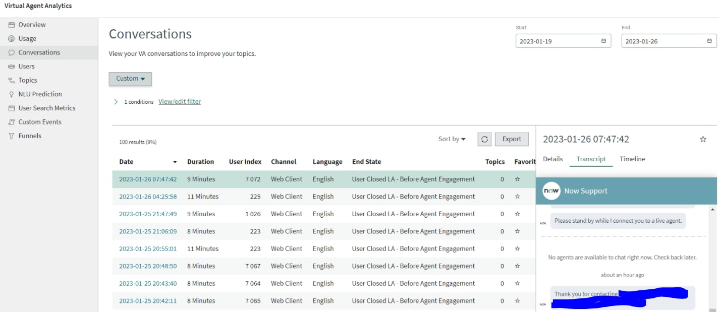 Chat getting closed abandoned even if agents are a... - ServiceNow ...