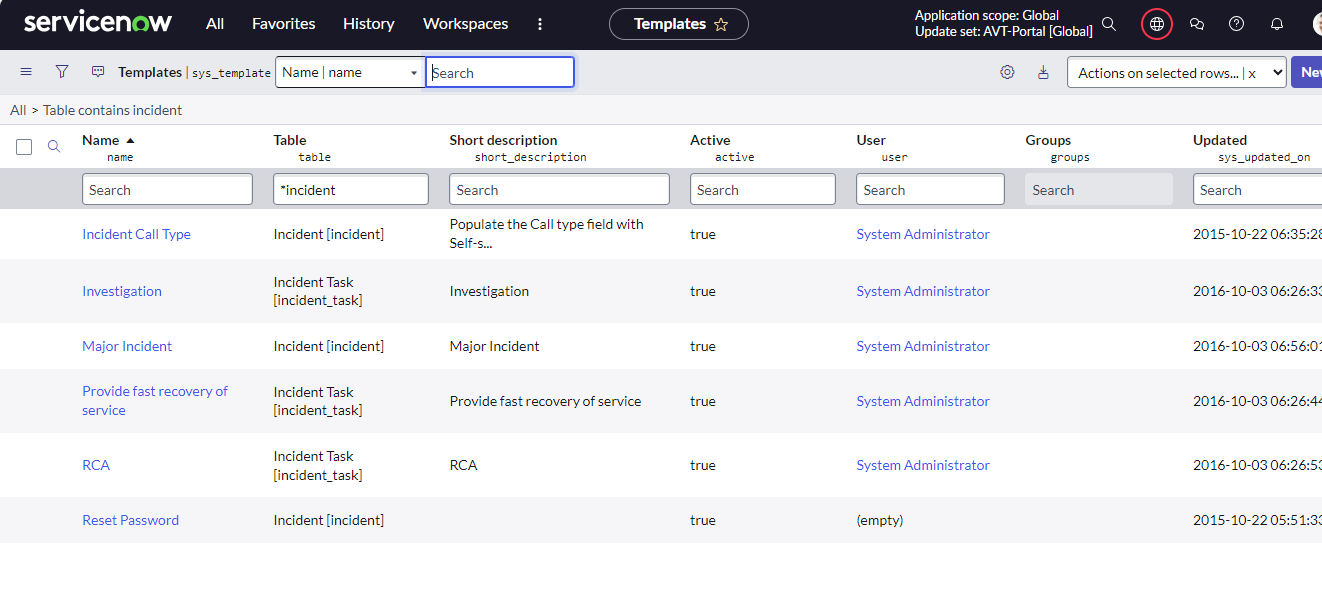 Incident template selection to be made mandatory - ServiceNow Community