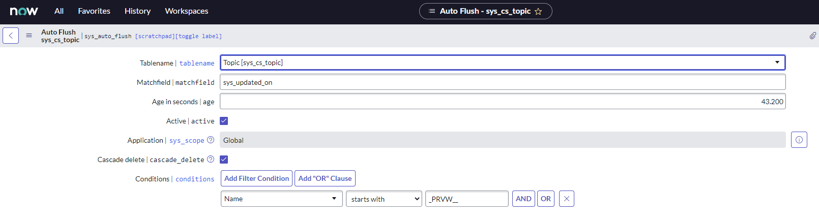 Solved: What are These Recods in the sys_cs_topic Table? - ServiceNow ...