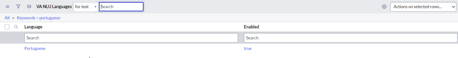 Portuguese Servicenow NLU models - ServiceNow Community