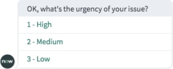 Labels in Virtual Agent User Input "Static Choice"... - ServiceNow ...