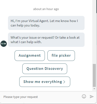 Show Topic in Categories - Virtual Agent - ServiceNow Community