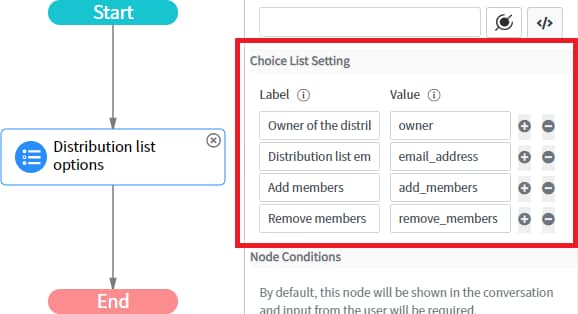 Reordering Virtual Agent Static Choice list settin... - ServiceNow Community