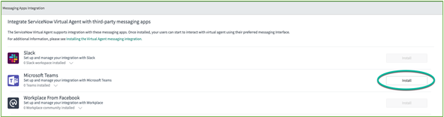 Conversational integration with Microsoft Teams - ... - ServiceNow ...