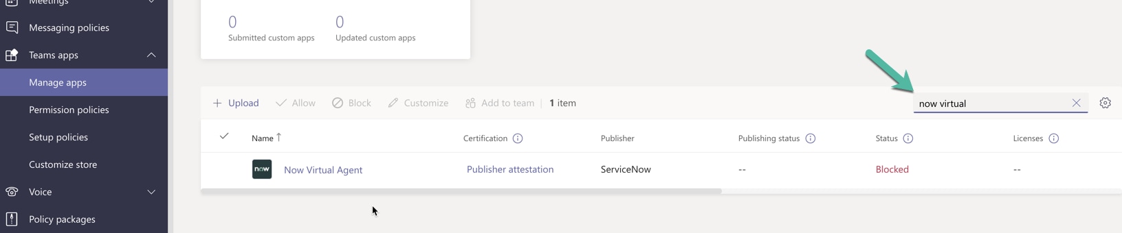 MS Teams branding for the conversational integrati... - ServiceNow ...