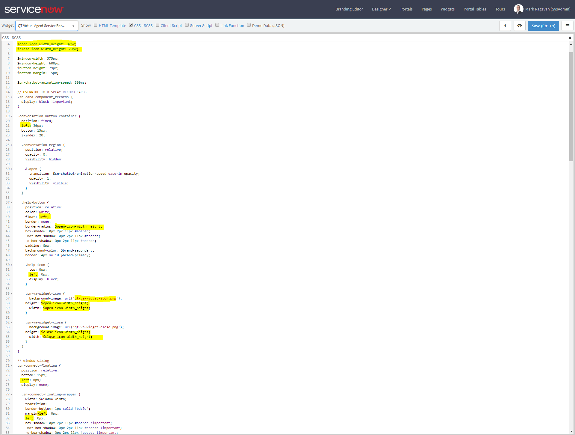 Virtual Agent - Changing the bot appearance - ServiceNow Community