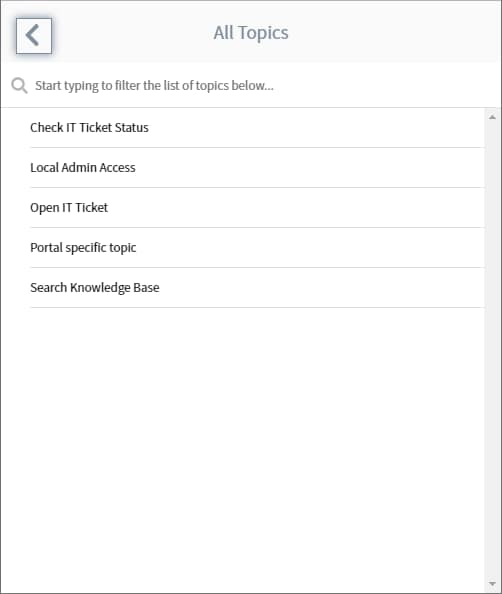 Virtual Agent - Available topics depending on diff... - ServiceNow ...