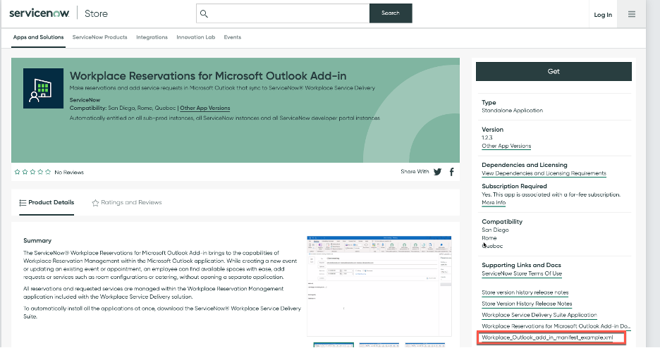 Workplace Service Delivery - Outlook Add in - ServiceNow Community