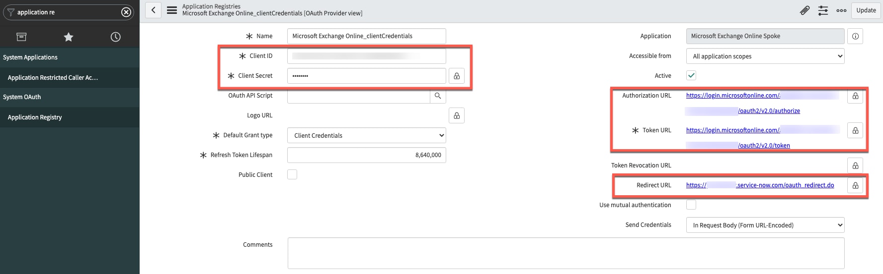 Configuring Microsoft Exchange Workplace Calendar ... - ServiceNow ...