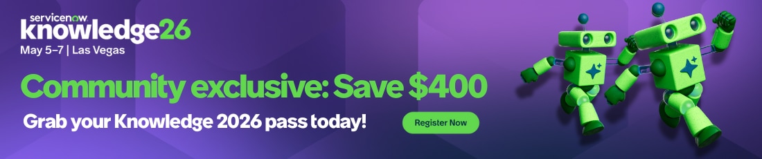 CreatorCon - ServiceNow Community
