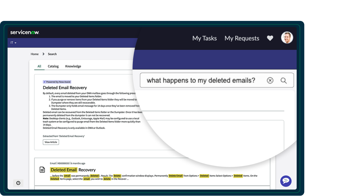 AI Search - Now Platform - ServiceNow
