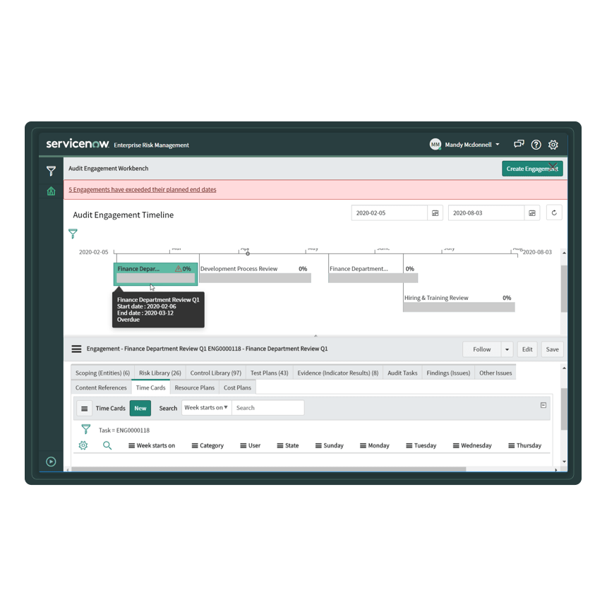 Audit Management Software - GRC - ServiceNow