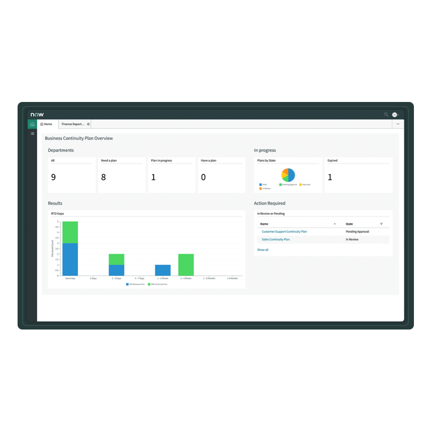 Business Continuity Management (BCM) - ServiceNow