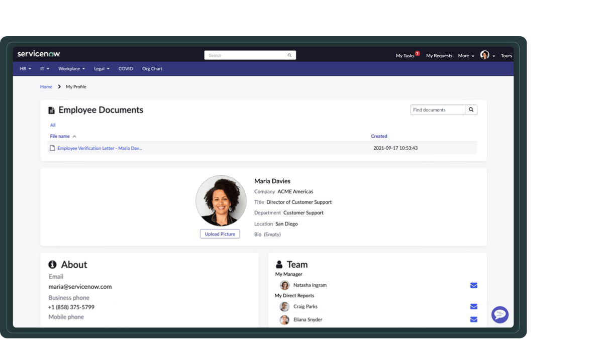Employee Document Management – Document Management - ServiceNow