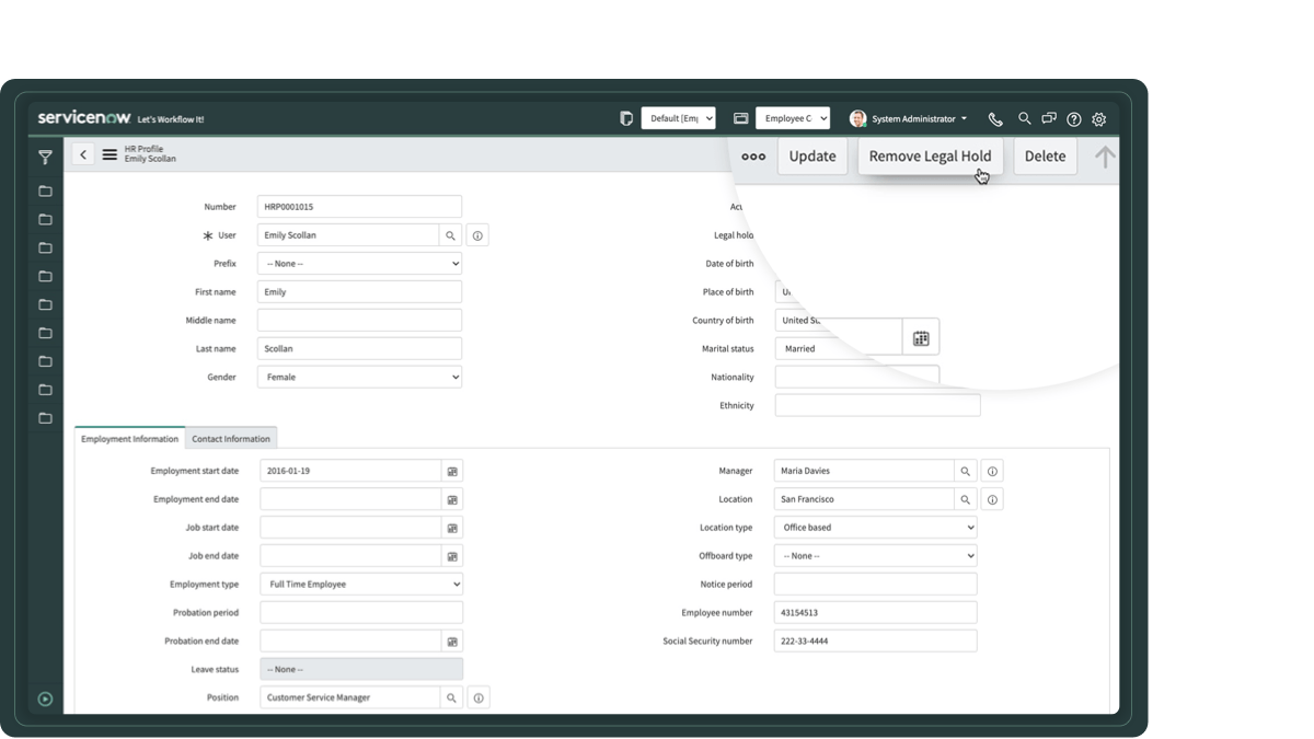 Employee Document Management – Document Management - ServiceNow