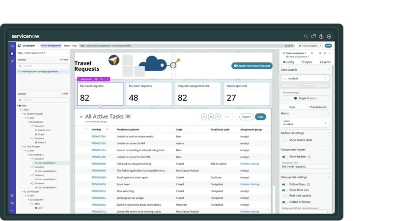 UI Builder - Now Platform - ServiceNow