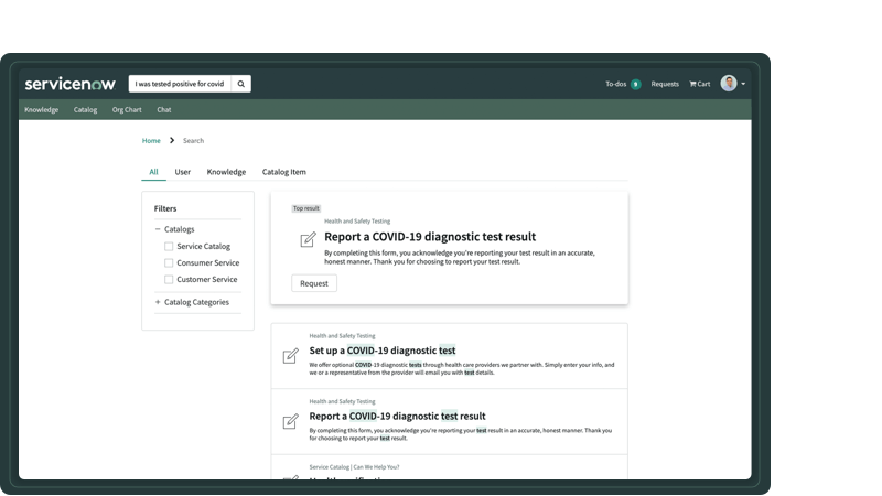 AI Search - Now Platform - ServiceNow