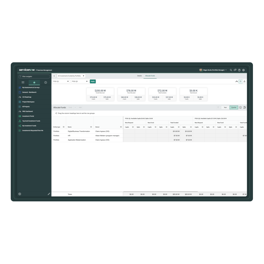 Project Portfolio Management (PPM) - ServiceNow