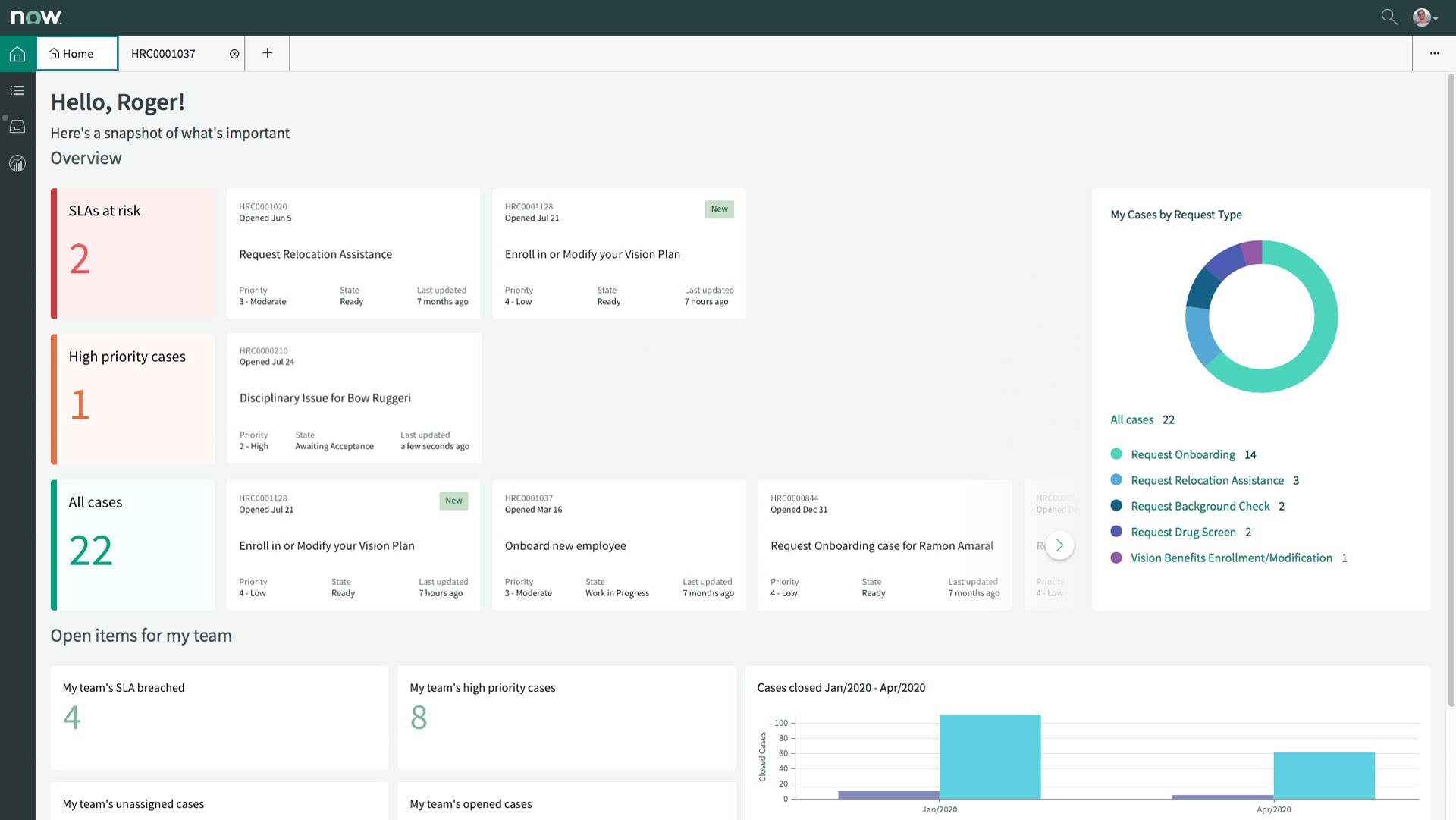 HR Case Management - HR Service Delivery - ServiceNow
