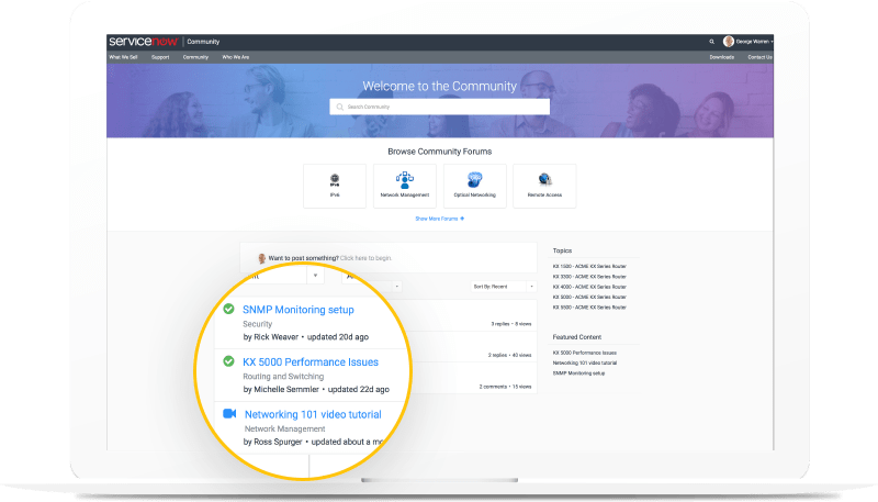 Customer Service Management | Self-Service Portal | ServiceNow