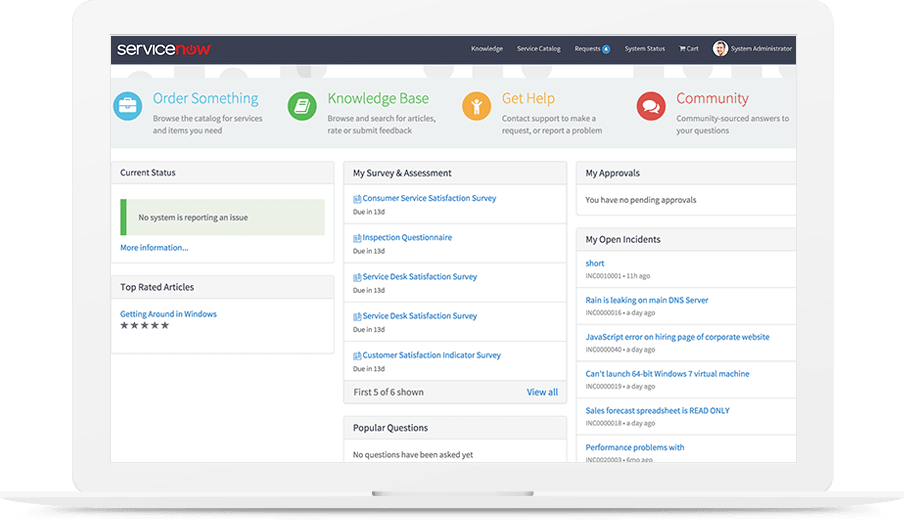 ITSM Survey Assessment - ServiceNow